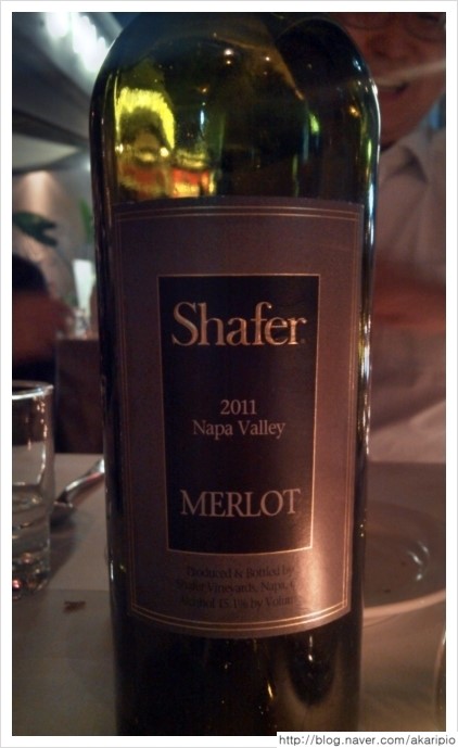Shafer Vineyards, Merlot, Napa Valley, 2011 (쉐이퍼 빈야드 메를로/멀롯) : 네이버 블로그