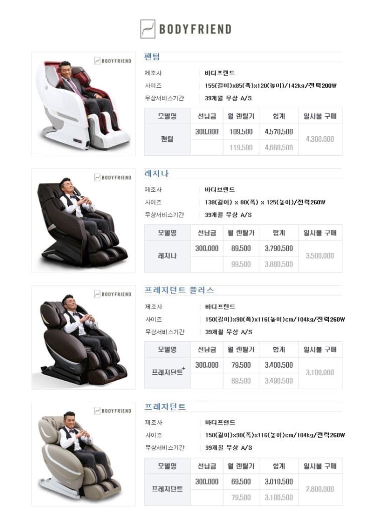 바디프랜드 대표 안마의자 : 네이버 블로그
