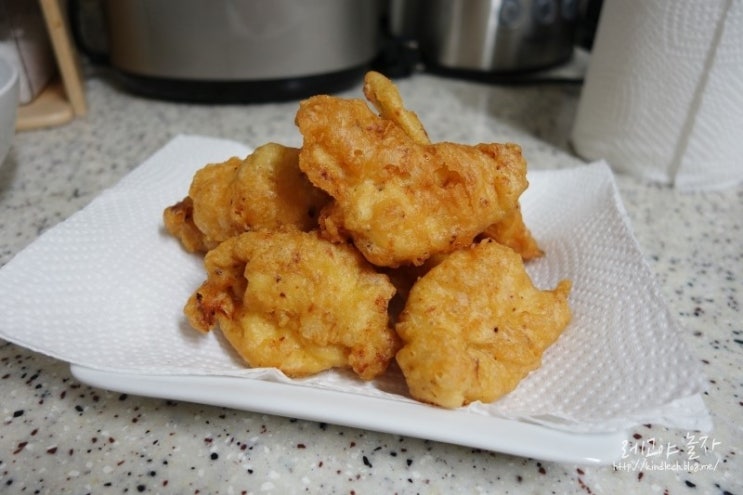 순살 치킨 만드는법 ; 집에서 후라이드 치킨 만들기 : 네이버 블로그