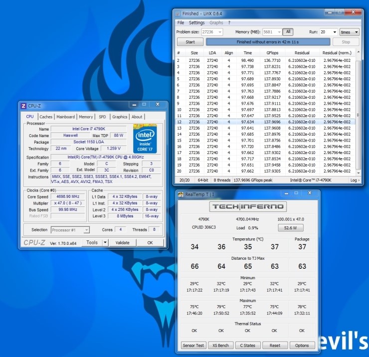 i7 4790K@ 4.7GHz 성공했습니다 : 네이버 블로그
