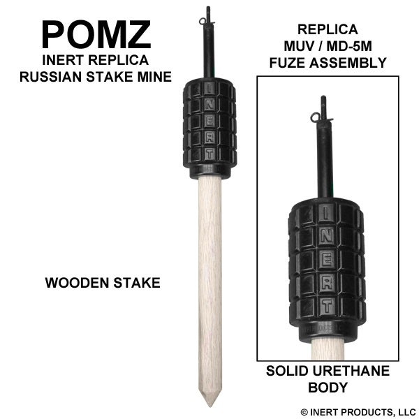소련군의 POMZ 세열 대인 지뢰 [WW2 Soviet Red Army POMZ anti-personnel ...
