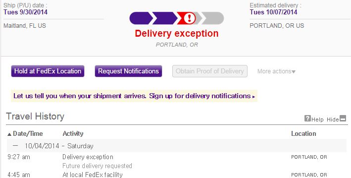 [해외직구] Fedex Delivery exception!!!!! : 네이버 블로그