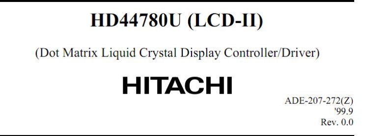 AVR CLCD 프로그래밍을 위한 HD44780 의 이해 : 네이버 블로그