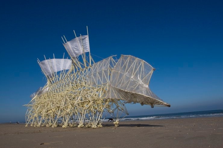 테오 얀센/스트랜드비스트(strandbeest) - 생물과 무생물의 경계 : 네이버 블로그