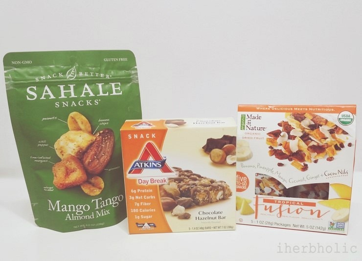 [아이허브 간식 추천제품] sahale 견과류, 앳킨스 헤이즐넛 초코바 : 네이버 블로그