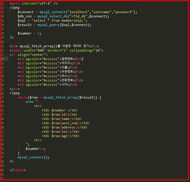 [PHP] DB에서 값 들고 오는 방법 mysql_fetch_array($result) 메소드 사용 : 네이버 블로그