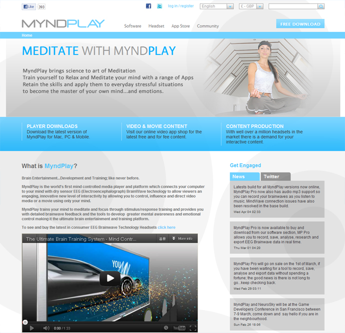생각만으로 영화의 결말을 바꿔주는 헤드셋 "마인드 플레이(MyndPlay)" : 네이버 블로그