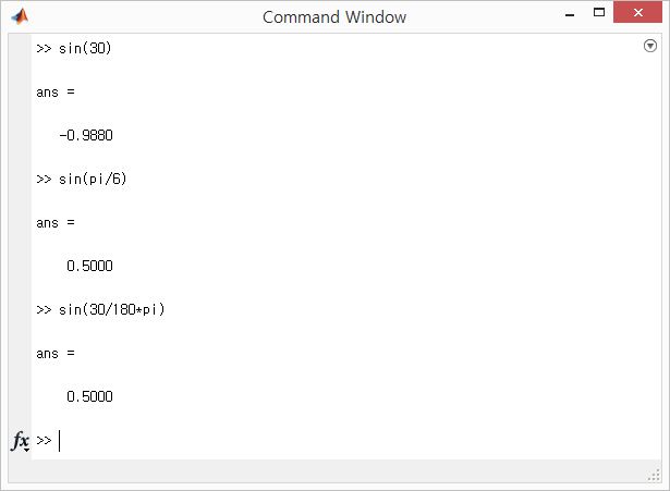 [Matlab]삼각함수에 대하여(1) - 기본 삼각함수(Radian form) : 네이버 블로그