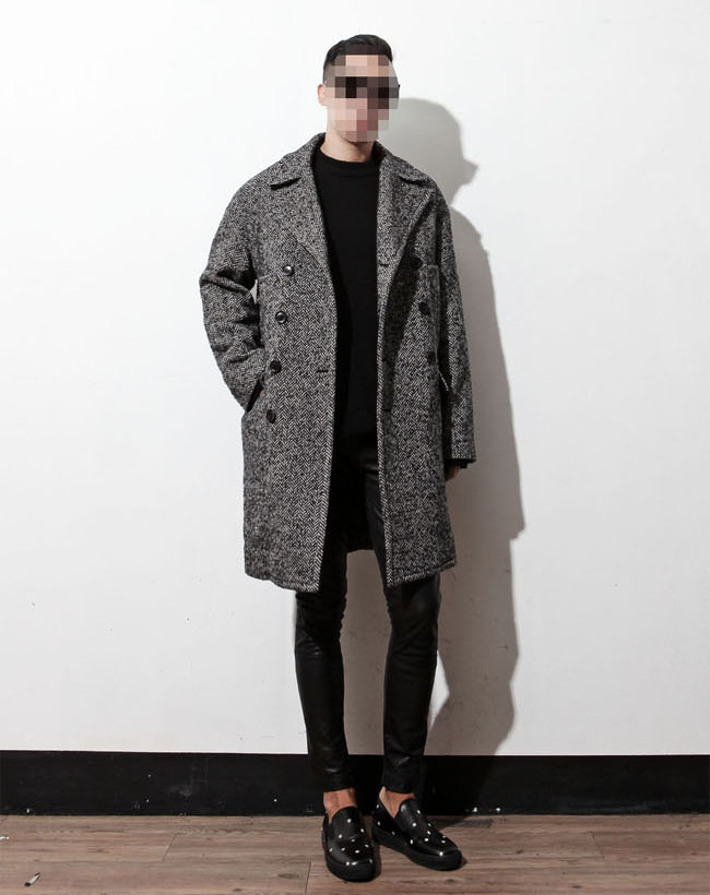 Mark Renton 해링본더블오버사이즈코트 : 네이버 블로그