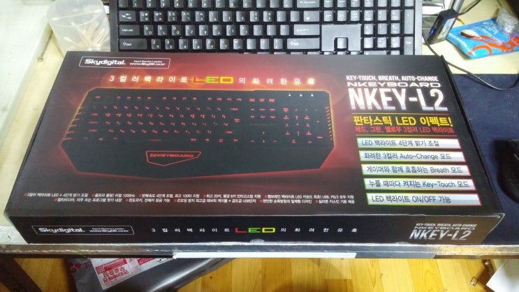 [키보드 리뷰]스카이디지털 N KEYBOARD 시리즈 NKEY-L2 : 네이버 블로그