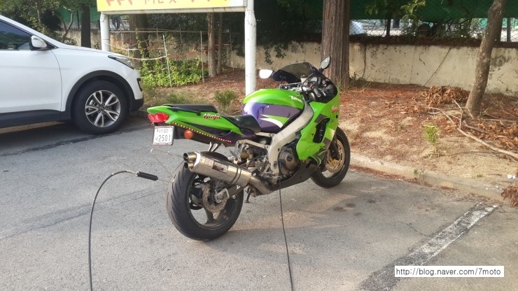 광주 오토바이 Sym 대리점 세븐모터스 이륜차 환경검사 및 구조변경 대행 가와카시 Zx 9r 2 네이버 블로그