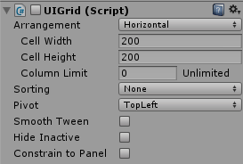[Unity] Ngui Grid Table 그리드 테이블 정렬 : 네이버 블로그