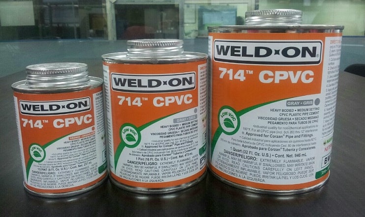 WELD ON 714 CPVC 본드 : 네이버 블로그