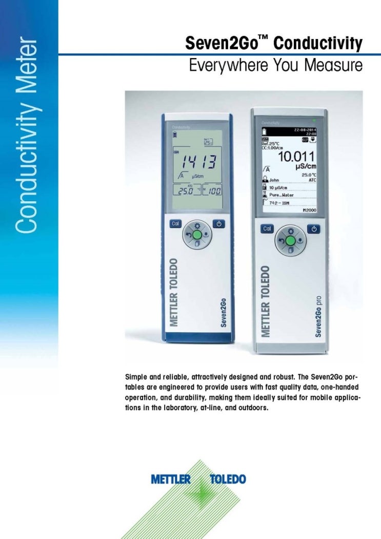 Seven2Go EC(Conductivity) Portable Meter : 네이버 블로그
