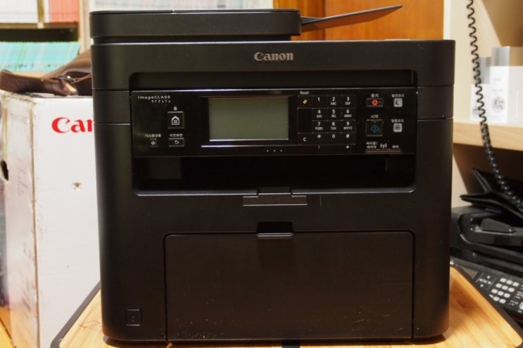 사무실 복합기로 손색없는 캐논 레이저 프린터 MF217W : 네이버 블로그