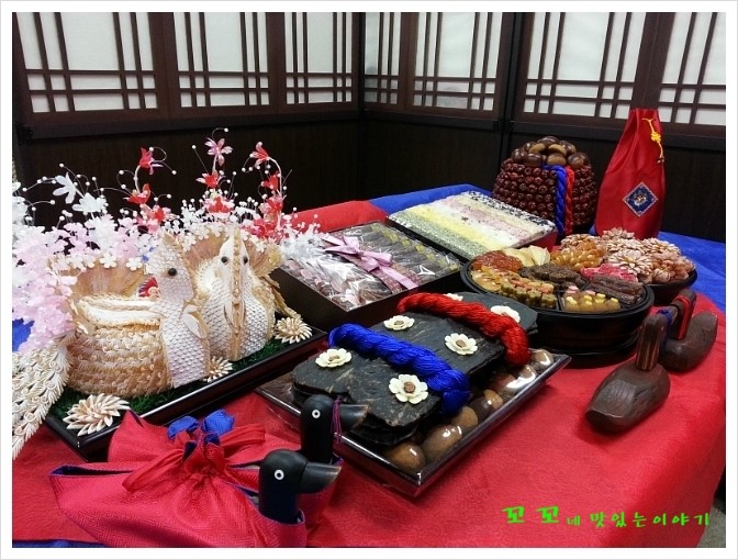 추운겨울을 봄처럼 화사~하게 만들어줬던 폐백음식입니다 신도림테크노마트 웨딩시티웨딩홀수제명품폐백이바지음식만들기수업