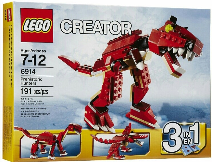 [레고사줘] (2012. 동물. 중가형) 레고 크리에이터 6914 선사시대의 사냥꾼 LEGO Creator 6914 ...