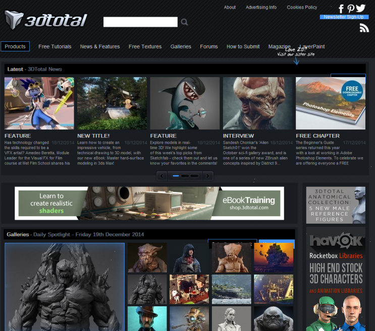 [www.3dtotal.com] 레퍼런스 찾을 땐 여기로. 3D토탈 : 네이버 블로그