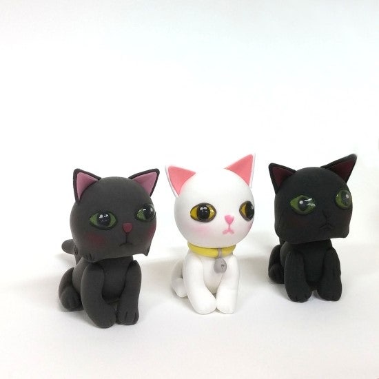 아이클레이로 고양이 캐릭터 만들기 ㅣ 클레이동화의 클레이인형 클레이아트 네이버 블로그