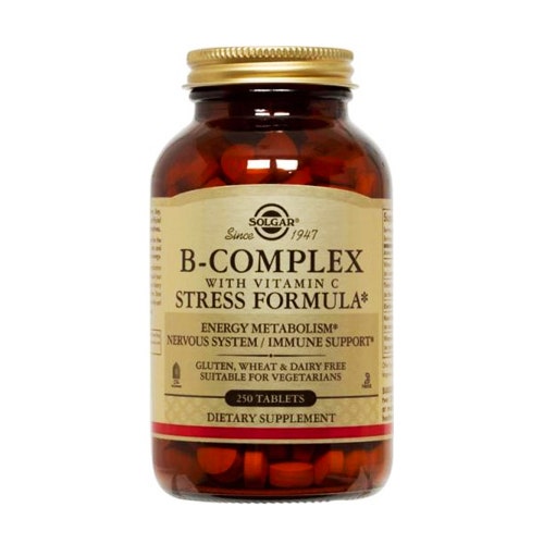 [Solgar] 솔가 B-콤플렉스 위드 비타민 C 스트레스포뮬라, B-Complex with Vitamin C Stress ...