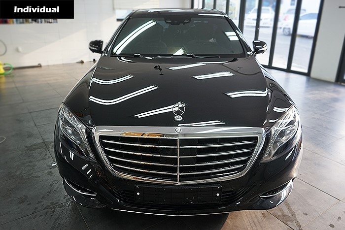 해운대 수입차 인디비주얼 벤츠 S500 V Kool Pdi 썬팅 뷰게라 2채널 블랙박스 장착부산 수입차2채널 블박틴팅