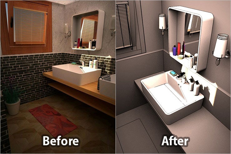 3Ds Max 브이레이툰(Vray Toon) 이미지 만들기 : 네이버 블로그