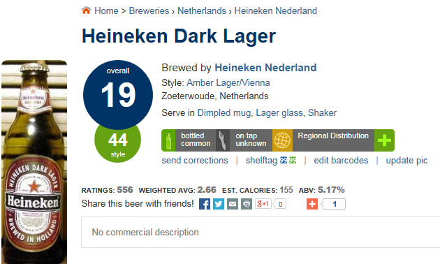 27. 하이네켄 다크 라거(Heineken Dark Lager) : 네이버 블로그