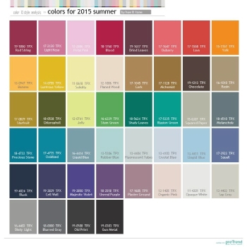 [trend]Color Trends Spring/Summer 2015 / 2015 ss 컬러트렌드 : 네이버 블로그