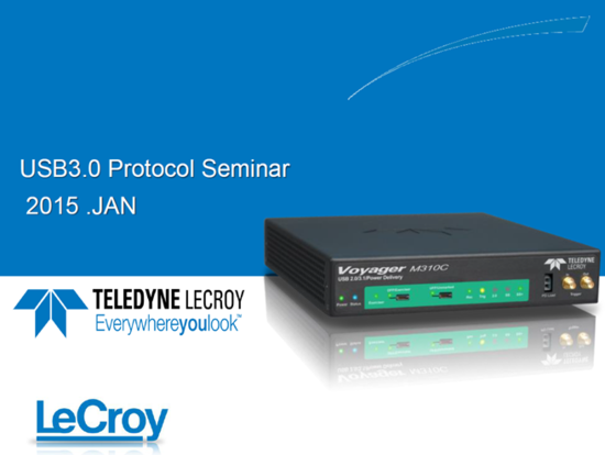 USB 3.0 PHY Test & USB 3.0 Protocol Test 세미나 (강의자료) : 네이버 블로그