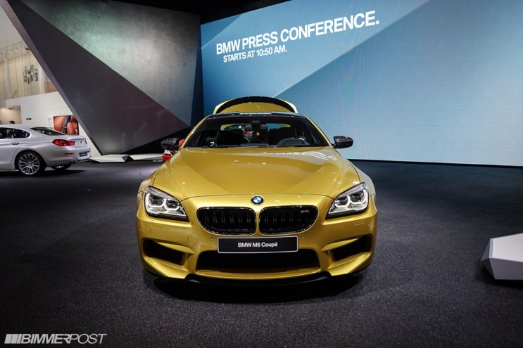 2015 디트로이트 모터쇼 - BMW 6시리즈 페이스리프트(LCI) + M6 쿠페 + 컨버터블 + 뉴 640d 그란쿠페 ...
