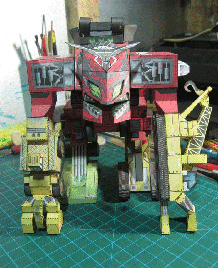 [트랜스포머 데바스테이터] 페이퍼 토이 : 네이버 블로그