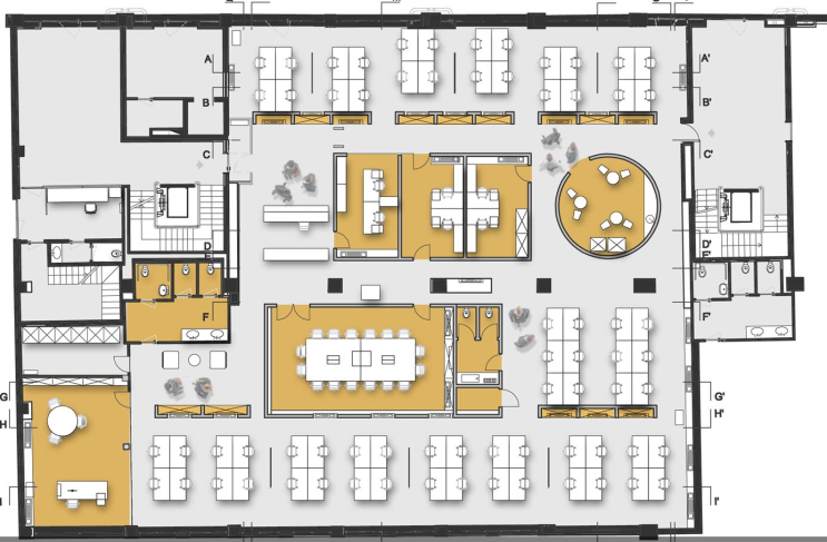 100평이상 사무실 인테리어 도면 : 네이버 블로그