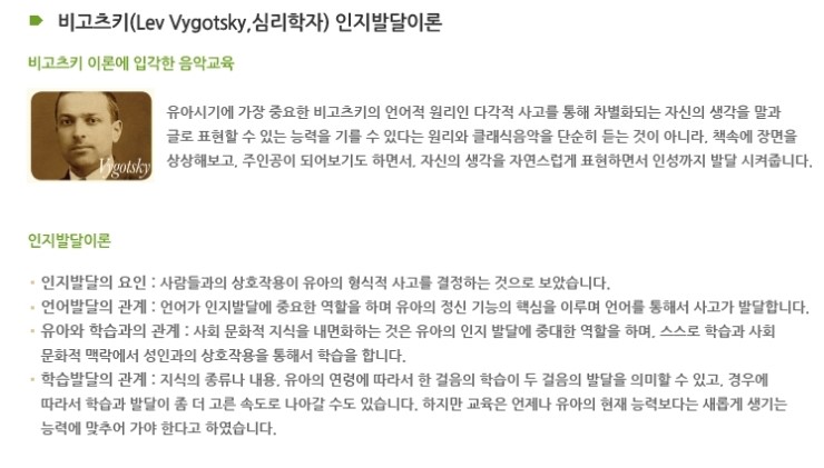 비고츠키와 인지발달이론 음악과 언어의 융합예술 교육 음악으로 생각하기 네이버 블로그