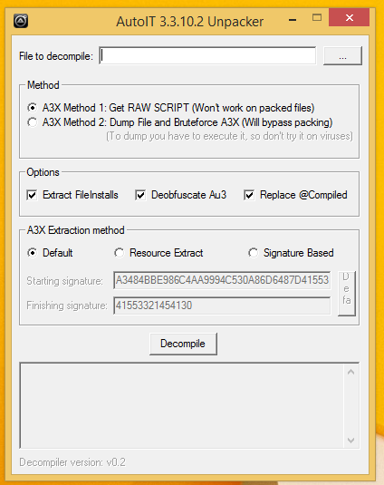 Autoit 3.3.10.2 Unpacker : 네이버 블로그