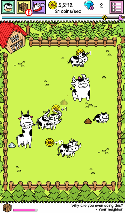 [게임/리뷰] 돌연변이 소 게임 (카우 에볼루션) Cow Evolution - Clicker Game : 네이버 블로그