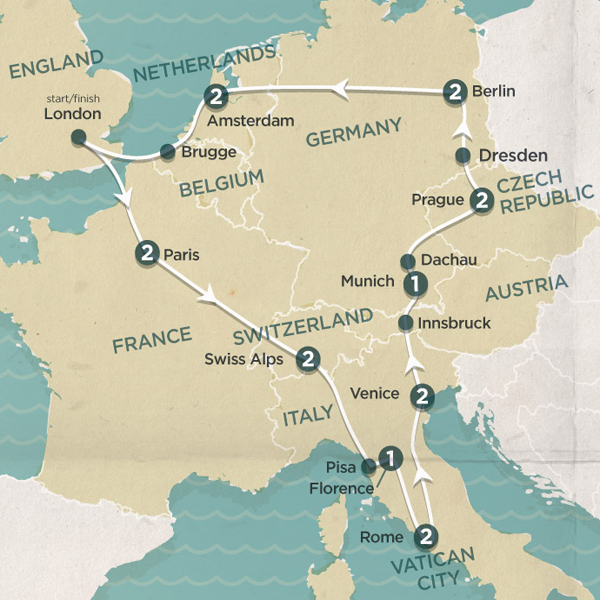 탑덱 유럽 여행 European Pathway 20일 : 네이버 블로그