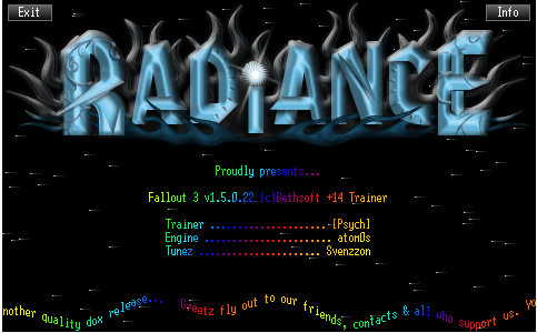 폴아웃 3 트레이너 - Fallout 3 v1.5.0.22 +14 TRAINER : 네이버 블로그