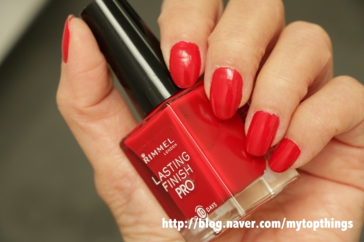 Rimmel London Stiletto Red - 림멜 런던 스틸레토 레드 매니큐어, 발렌타인데이에 어울리는 빨간 네일 ...