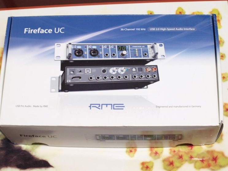 rme fireface UC 로 장비 교체 ㅎㅎ : 네이버 블로그