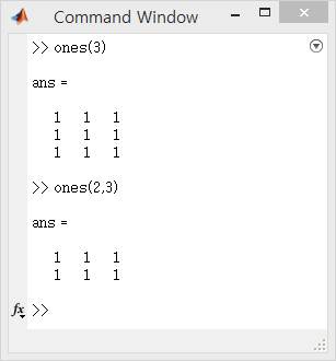 [Matlab]특수 행렬 만들기(3) - ones : 네이버 블로그