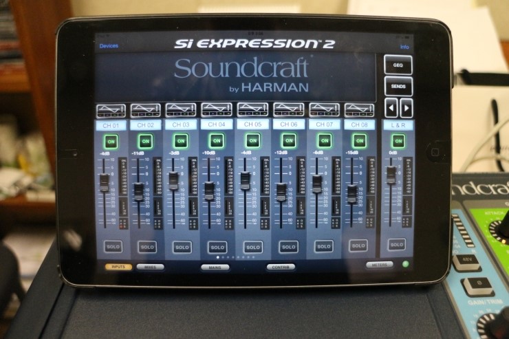 디지털믹싱콘솔 Soundcraft(사운드크래프트) Si expression 아이패드 연동방법(ViSi remote) : 네이버 블로그