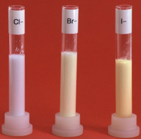 Testing for halide ions . Chlorides, Bromides and Iodies : 네이버 블로그