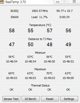 노트북 cpu 온도를 측정하는 프로그램 real temp : 네이버 블로그
