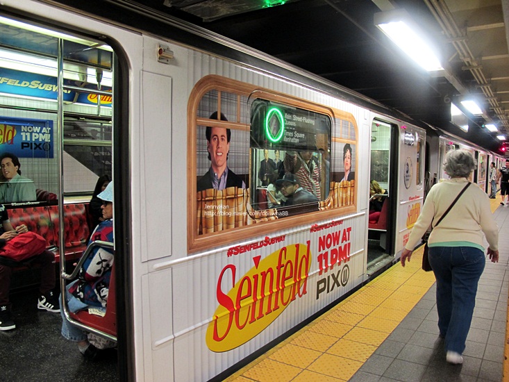 뉴욕 지하철 아트, 광고 Seinfeld Subway -New York Subway Art #13 : 네이버 블로그