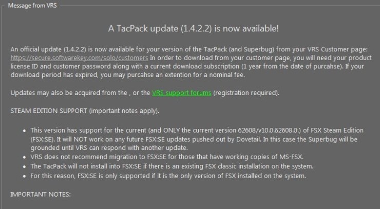 VRS TacPack update 1.4.2.2 : 네이버 블로그