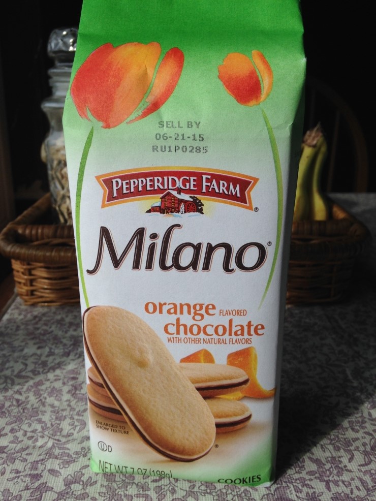 [쿠키] 밀라노 오렌지 초콜렛 쿠키/Milano orange FLAVORED chocolate cookies/이탈리아 과자 ...