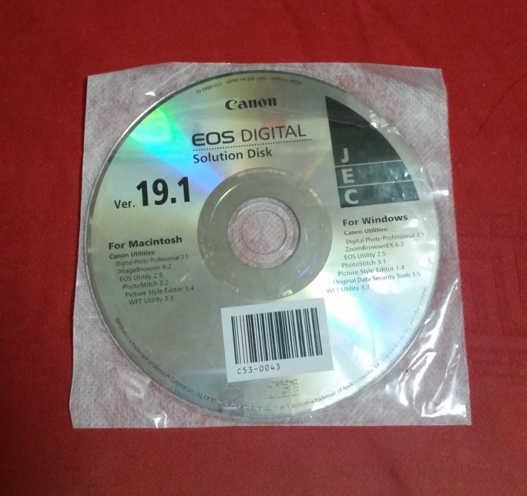 [캐논 카메라] 캐논 카메라 드라이버, 캐논 dpp 프로그램 다운로드 (EOS Digital Solution Disk ...