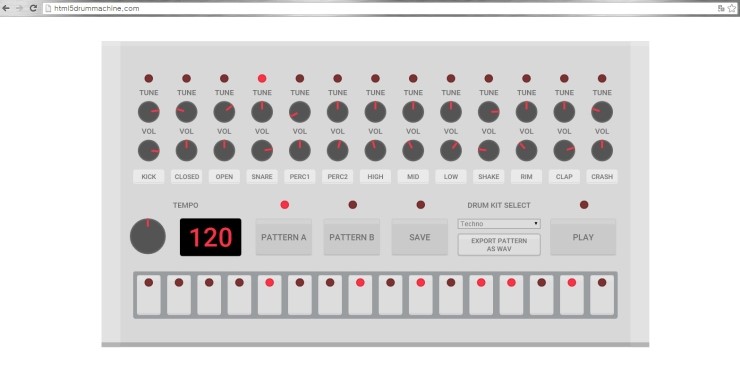 가상악기 추천 : HTML5 Drum Machine! : 네이버 블로그