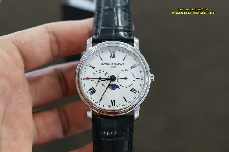 프레드릭 콘스탄트 문페이즈 FC-270SW4P6 실버~ 스타일리더 정품 FREDERIQUE CONSTANT CLASSICS ...