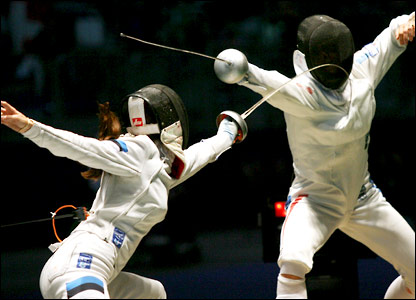 fencing term feint